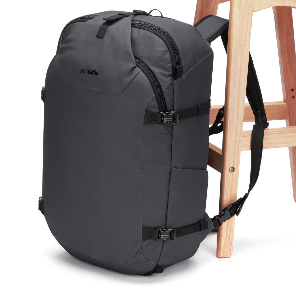 Anti-theft Backpack | Venturesafe® EXP45 in ECONYL Ocean by Pacsafe ...